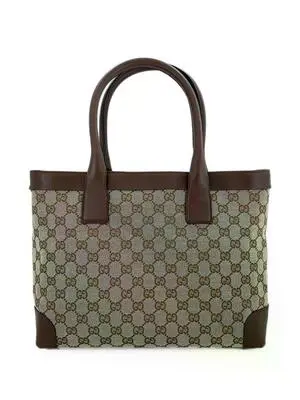 Gucci 2000s Gg Canvas Shoulder Bag - Neutrals