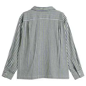 STORY MFG. Check Pa Shirt Presented End - Blue