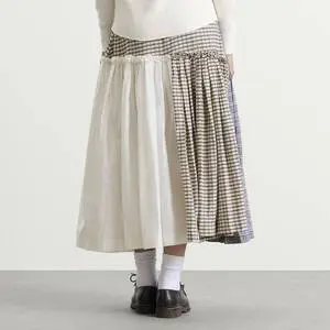 STORY MFG. Precious Patchwork Pine Skirt Presented End