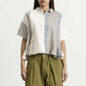 STORY MFG. Precious Patchwork Wren Top Presented End