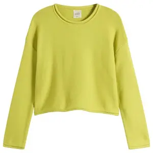 LESET Mae Crewneck - Chartreuse