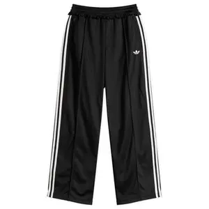 Adidas Pleated Firebird Track Pant - Black
