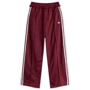Adidas Pleated Firebird Track Pant - Shadow Red