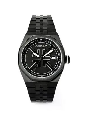 Off-White No Grid 39mm Watch - Black