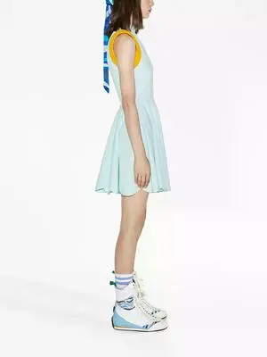 Emilio Pucci Contrast-trim Flared Dress