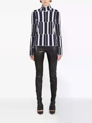 FERRAGAMO Stripe-pattern Cashmere Jumper