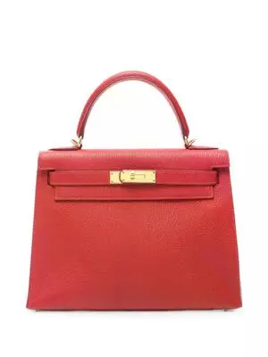 Hermès 2003 Kelly 28 Tote Bag - Red