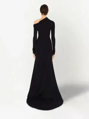 FERRAGAMO Draped One-shoulder Gown
