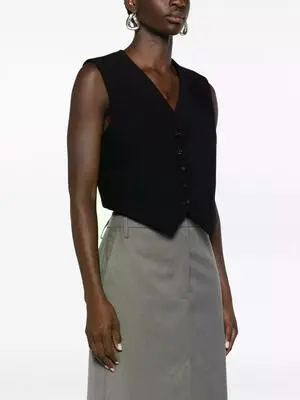 Stella McCartney Sleeveless Virgin Wool Waistcoat