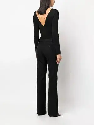 FERRAGAMO V-neck Knitted Bodysuit