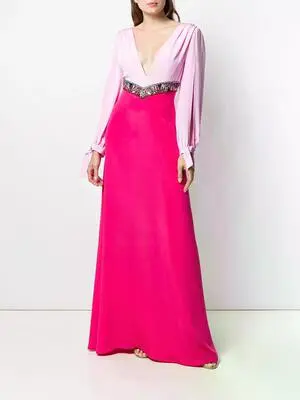 Emilio Pucci Sequin Embellished Colour Block Dress