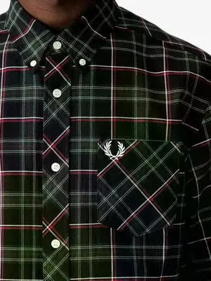 Fred Perry Tartan-check Button-down Shirt