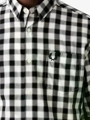 Fred Perry Gingham-check Short-sleeve Shirt