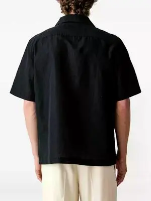 Fred Perry Embroidered-logo Camp-collar Shirt