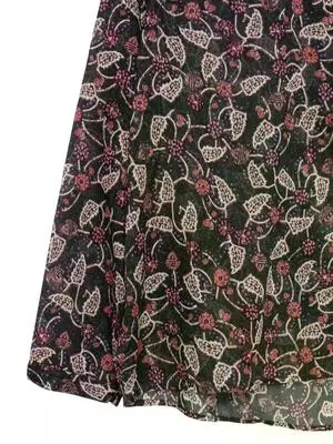 MARANT ETOILE Floral-print Blouse - Black