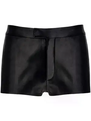 FERRAGAMO Nappa-leather Mini Shorts