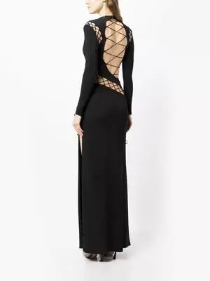 Dundas Lace-up Mini Dress