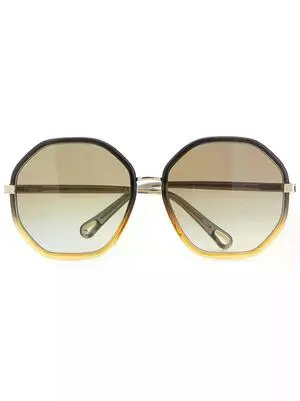 Chloé Ch0133sa Oversize-frame Sunglasses - Grey