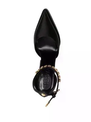 Versace 120mm Satin Platform Sandals