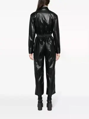 Stella McCartney Altermat Elasticated-waist Faux-leather Jumpsuit