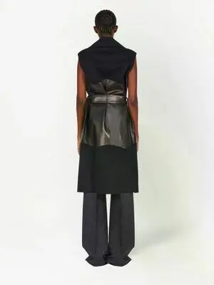 FERRAGAMO Panelled Belted Sleeveless Trench Coat