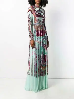 Emilio Pucci Sequinned Evening Gown