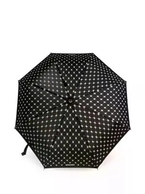 Moschino Monogram Folding Umbrella