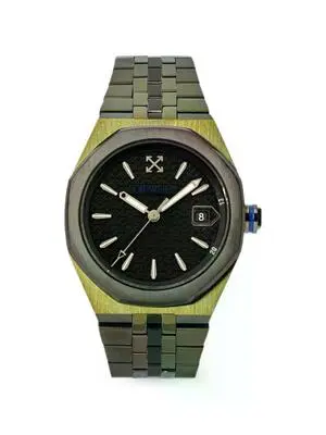Off-White Signal Arrow-print 39mm Watch - Black