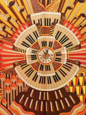 Hermès 2020s Point D' Orgue Scarf
