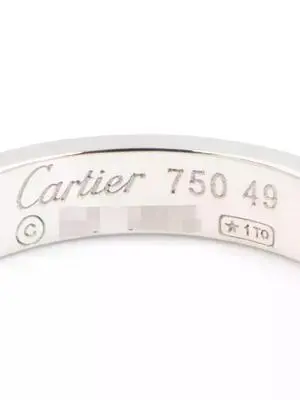 Cartier 18k White Gold Love Ring