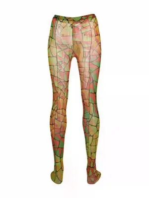 Emilio Pucci Tartuca-print Tights