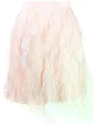 Emilio Pucci Feather Embroidery Shorts