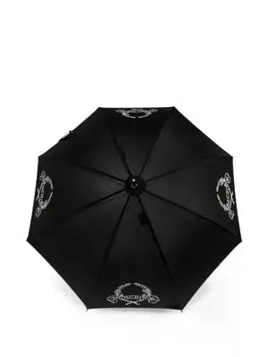 Moschino Logo-print Umbrella - Black