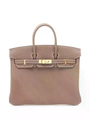 Hermès 2026 25 Birkin Togo-leather Tote Bag - Brown