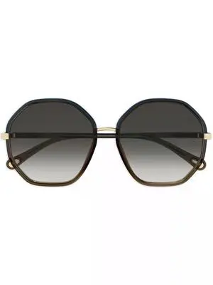 Chloé Geometric-frame Sunglasses - Grey