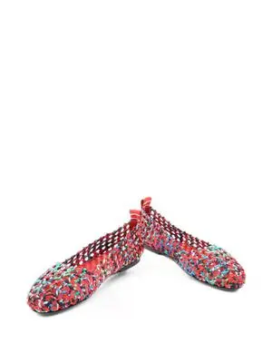 Hermès 2020s Minork Woven Ballet Flats