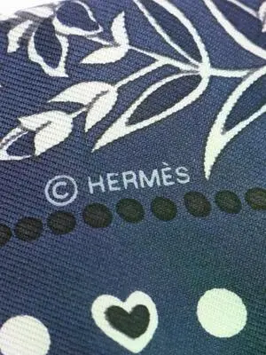 Hermès 2010s Entre Ciel Et Mer Bandana Twilly Scarf