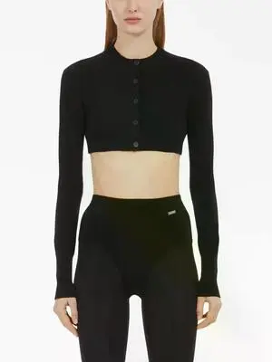 FERRAGAMO Cropped Long-sleeve Cardigan