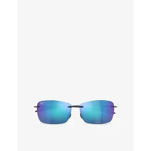 Maui Jim 423 Lighthouse Rectangle Acetate Sunglasses
