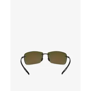Maui Jim 423 Lighthouse Rectangle Acetate Sunglasses