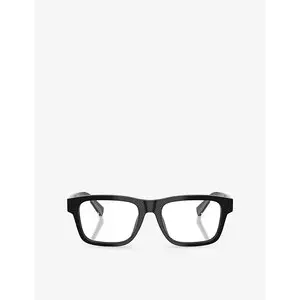 Dolce & Gabbana Dg3446 Square-frame Acetate Eyeglasses - Black