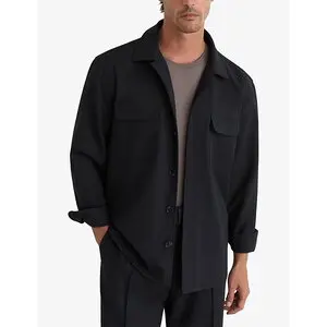REISS Peshi Double-pocket Stretch-woven Overshirt