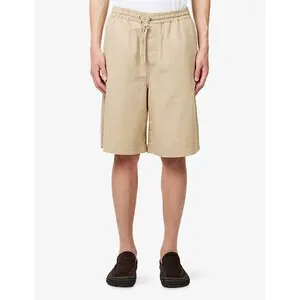 Loewe Anagram-embroidered Cotton Shorts