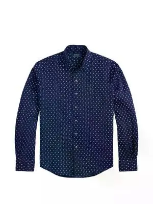 Polo Ralph Lauren Diamond-print Linen Shirt
