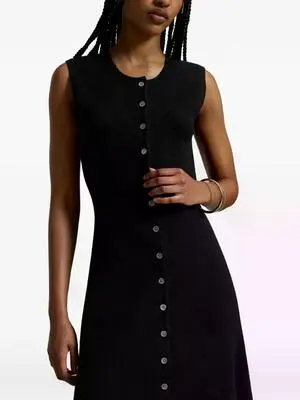 Polo Ralph Lauren Sleeveless Buttoned Midi Dress