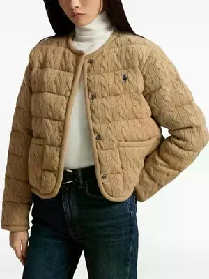 Polo Ralph Lauren Cable-knit Bomber Jacket