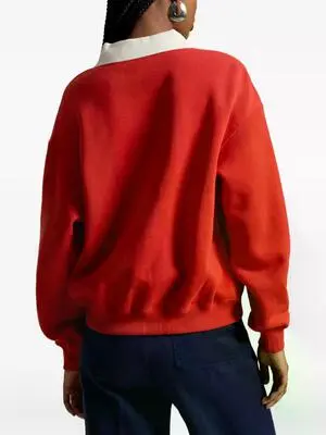 Polo Ralph Lauren Crest-print Layered-collar Sweater
