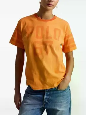 Polo Ralph Lauren Graphic Print Striped Sleeve T-shirt