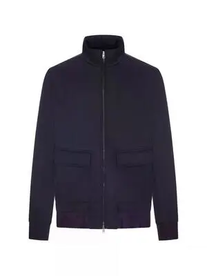Herno High-neck Zip-up Jacket - Blue