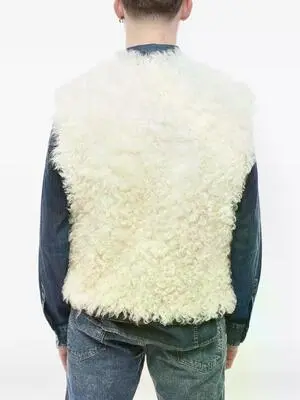 Dsquared2 Fur-trimmed Denim Jacket